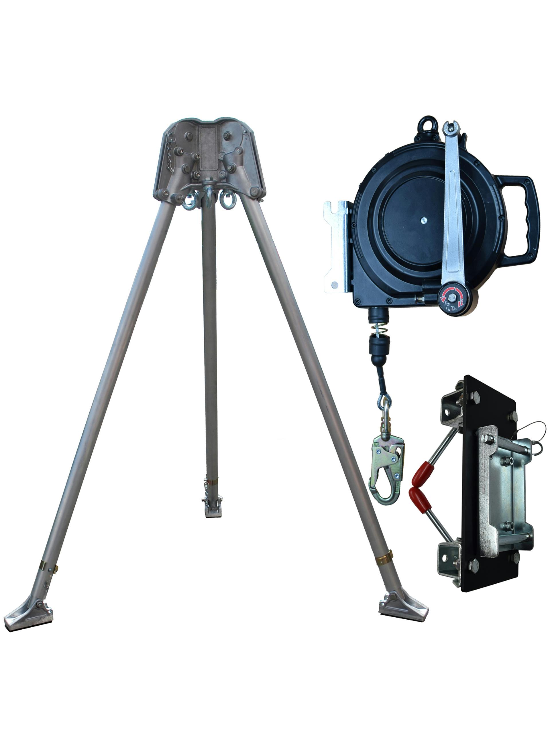 Abtech Confined Space Tripod Kit With 30m Fall Arrest Recovery Winch